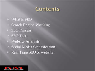 Seo & SMO training | PPT