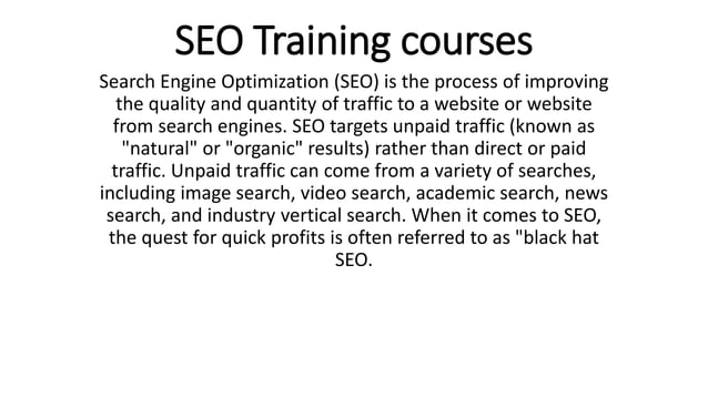 SEO Training courses.pptx