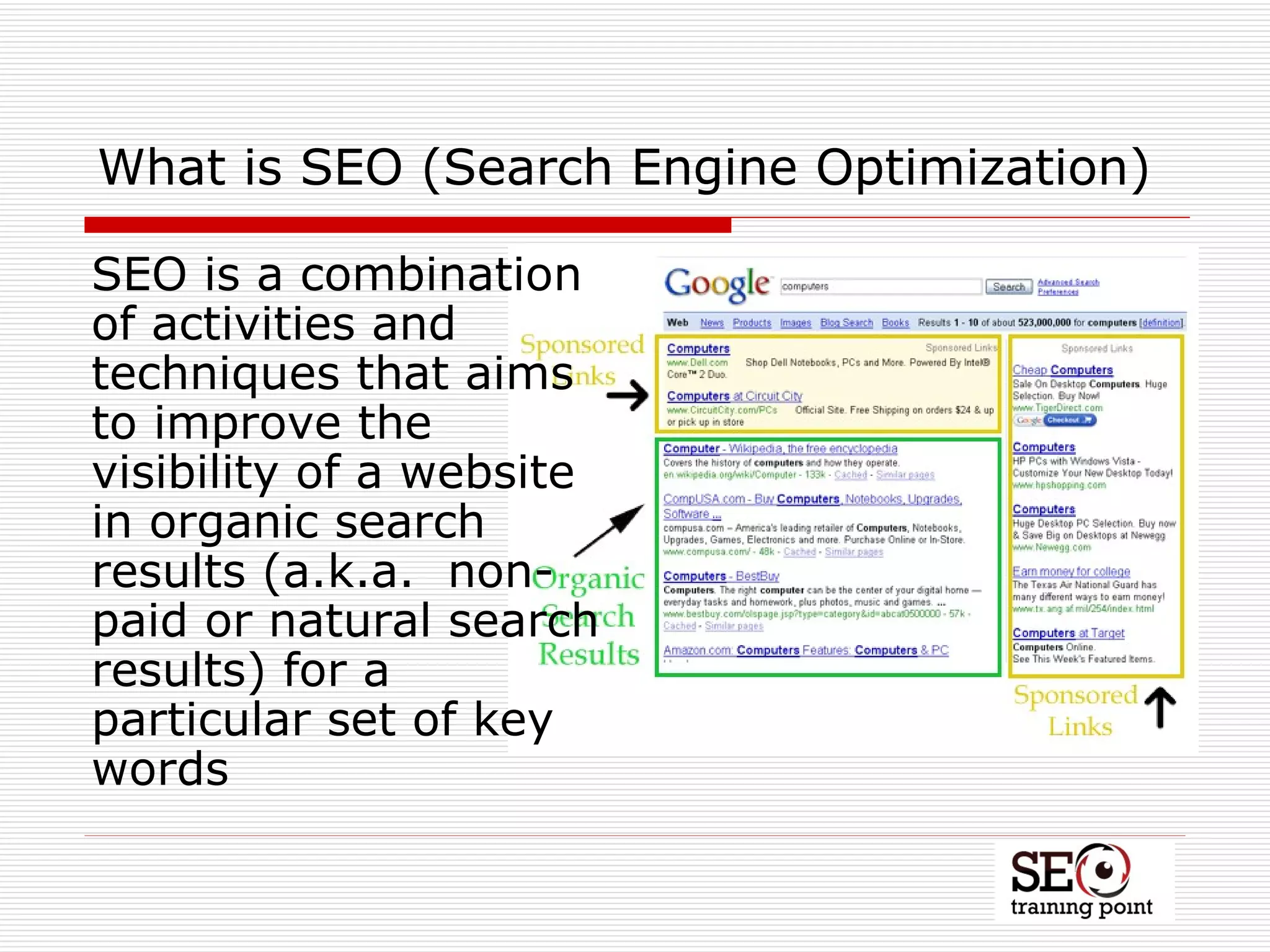 Seo training overview | PPT