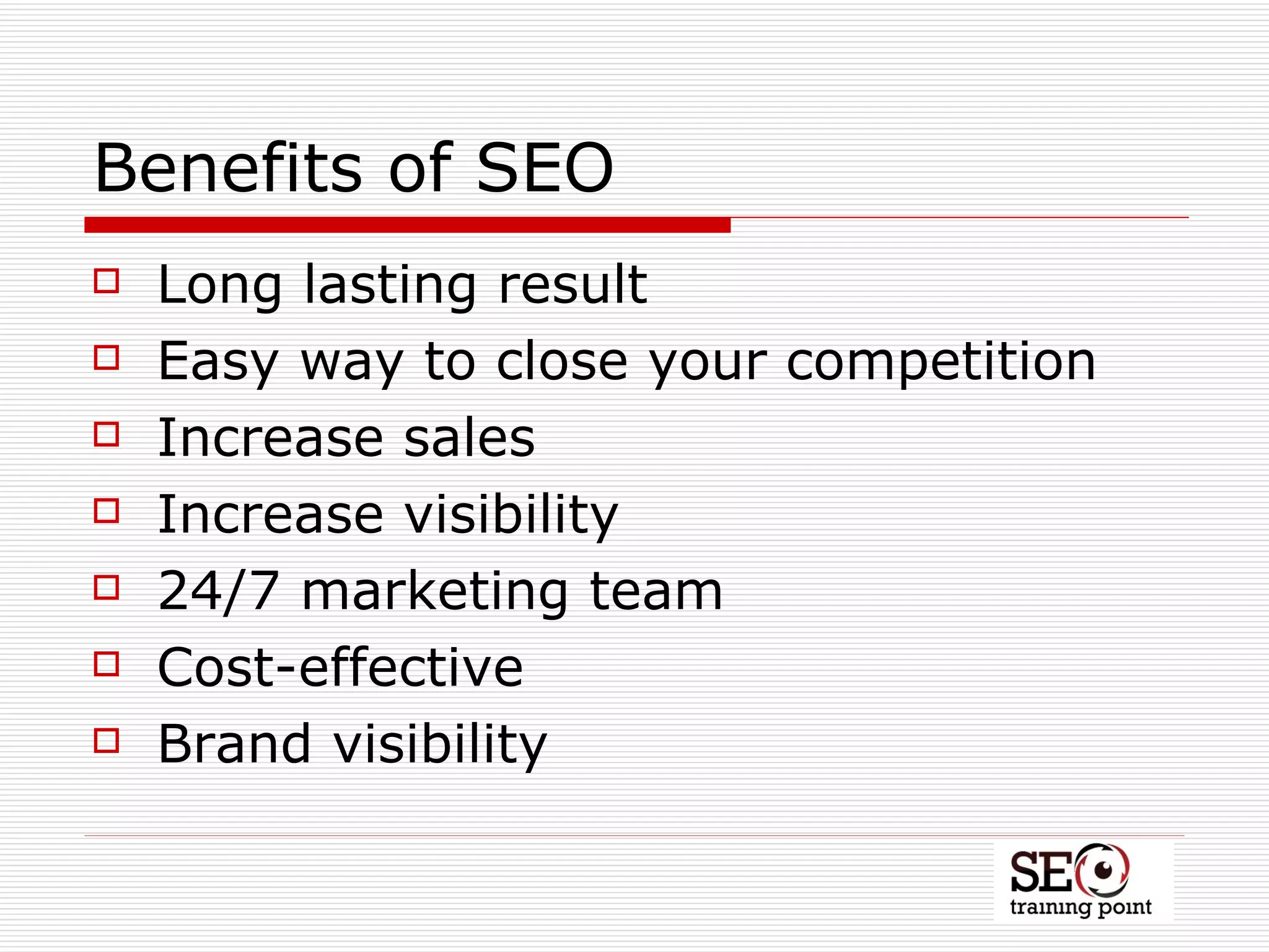 Seo training overview | PPT