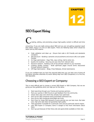 SEO tutorial | PDF