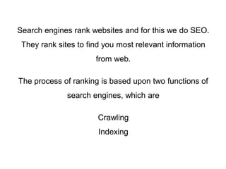 Seo tutorial: Practical seo learning for beginners with tutorial | PDF | Search | Internet