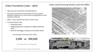 Seoul Urban Morphology | PPTX