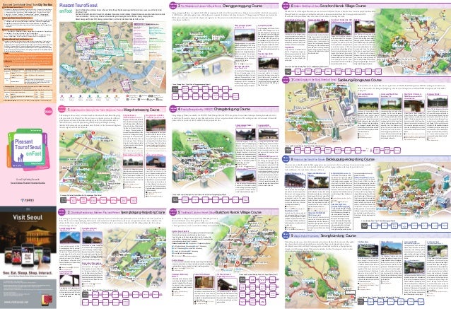Seoul Walking Tour Guide Map