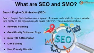 Seo vs smo | PPTX