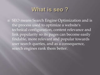 seo information | PPT