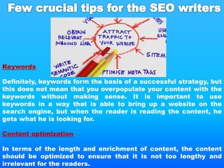 SEO Writing | PPTX | Search | Internet