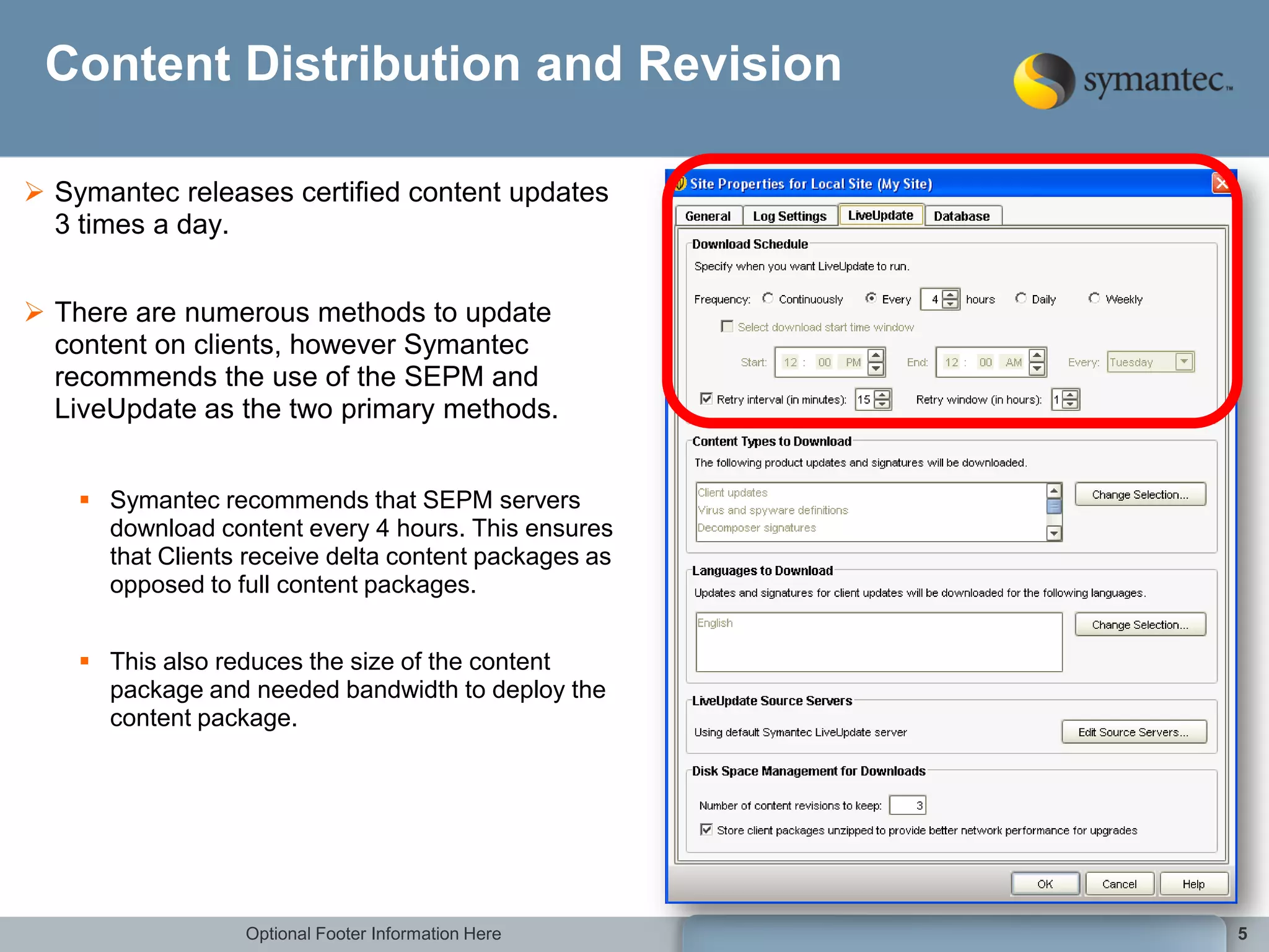 Symantec Endpoint Protection Enterprise Edition Best Practices ...