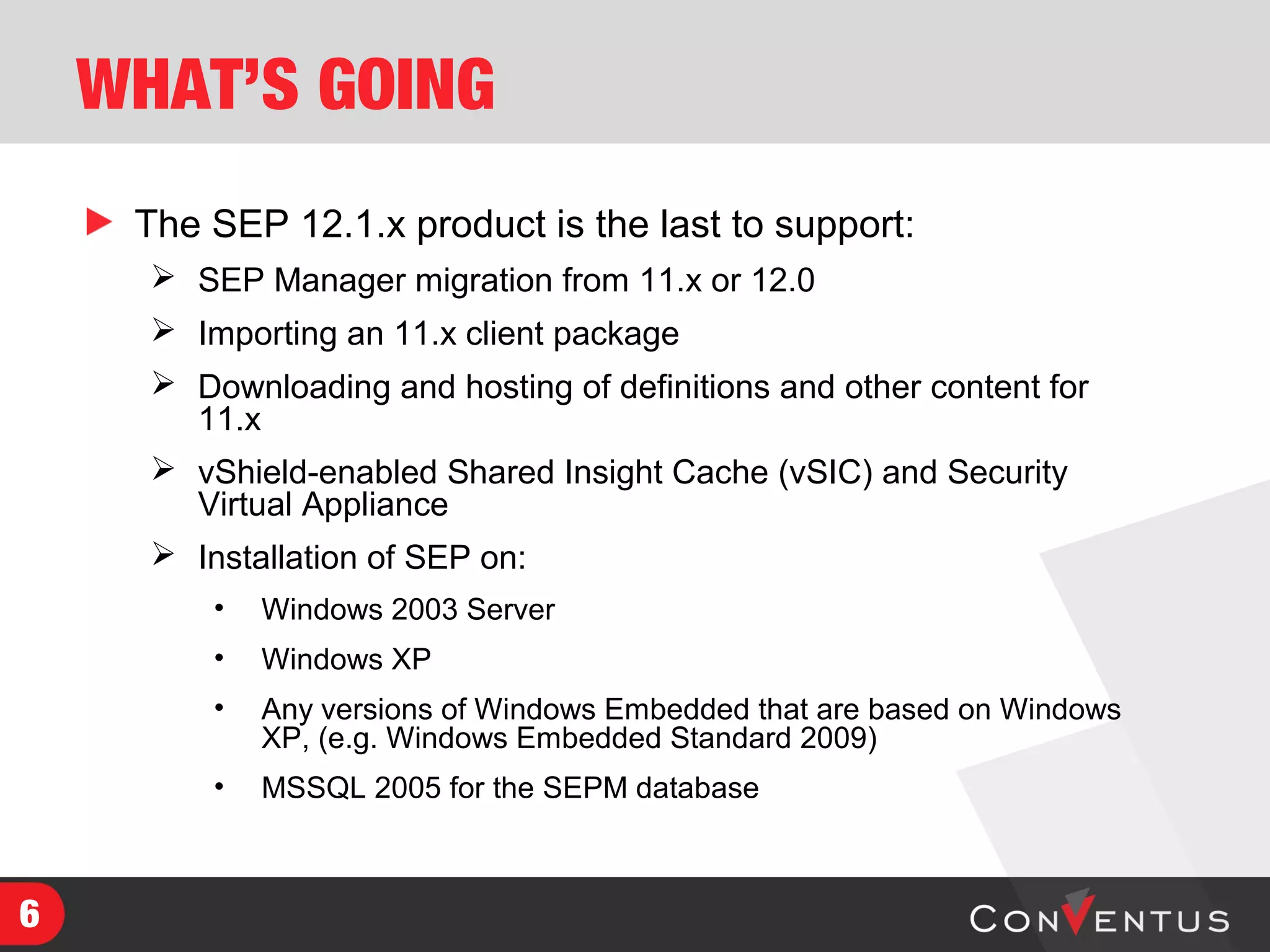 Symantec Endpoint Protection 12.1 RU6 MP6 | PPT | Operating Systems ...