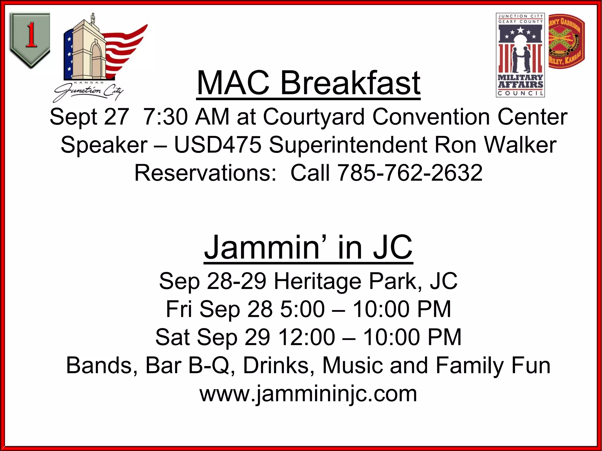 Ft. Riley Network Meeting | PPT