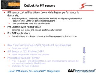 Sep 2012 smart pm sensor for robust dpf diagnostics | PPT