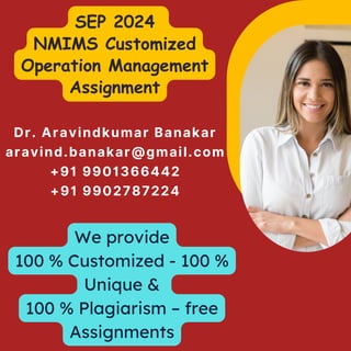 SEP 2024 NMIMS Customized Operation Management Assignment.pdf