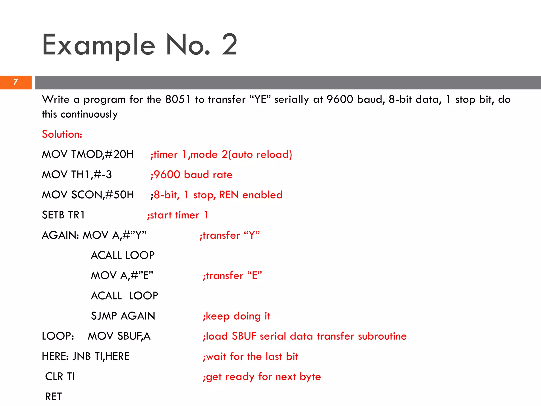 SE PAI Unit 5_Serial Port Programming in 8051 micro controller_Part 3 | PDF