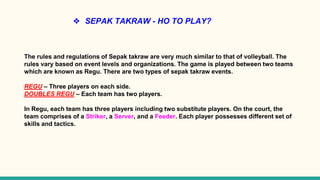 Sepak takraw presentation | PPTX