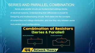 series paralle combination of cirucuits with diagram | PPT