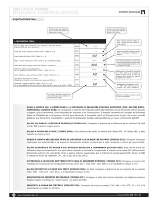 Separata llenado formularios | PDF