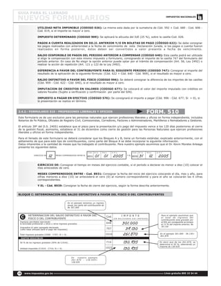 Separata llenado formularios | PDF