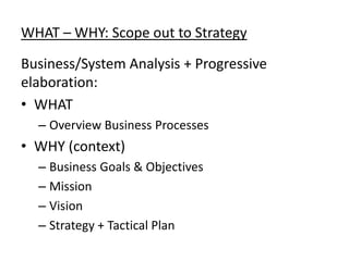 Separating and integrating Why-What-How | PPTX | Business | Business ...