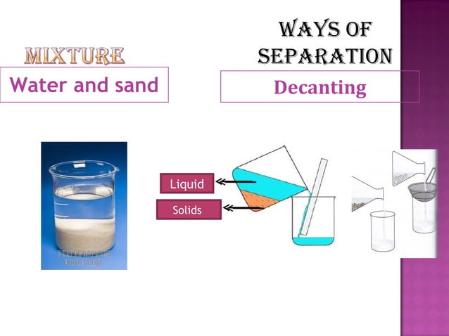 Separating Materials | PPT | Chemistry | Science