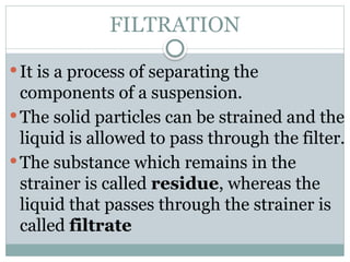 SEPARATING MIXTURE USING DIFFERENT TYPES AND METHODS OF SEPARATING ...