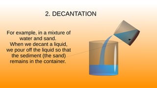Separating mixtures | PPT