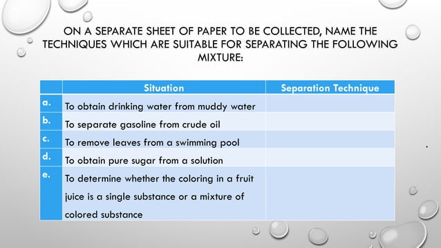 Methods of Separating Mixtures, Lesson 1.pptx