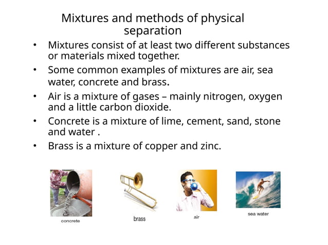 Separating Mixtures Year 7 Science ACARA | PPTX | Chemistry | Science