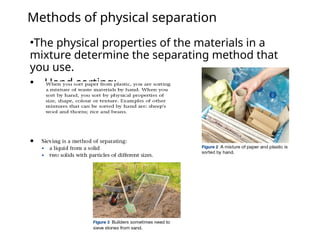Separating Mixtures Year 7 Science ACARA | PPTX | Chemistry | Science