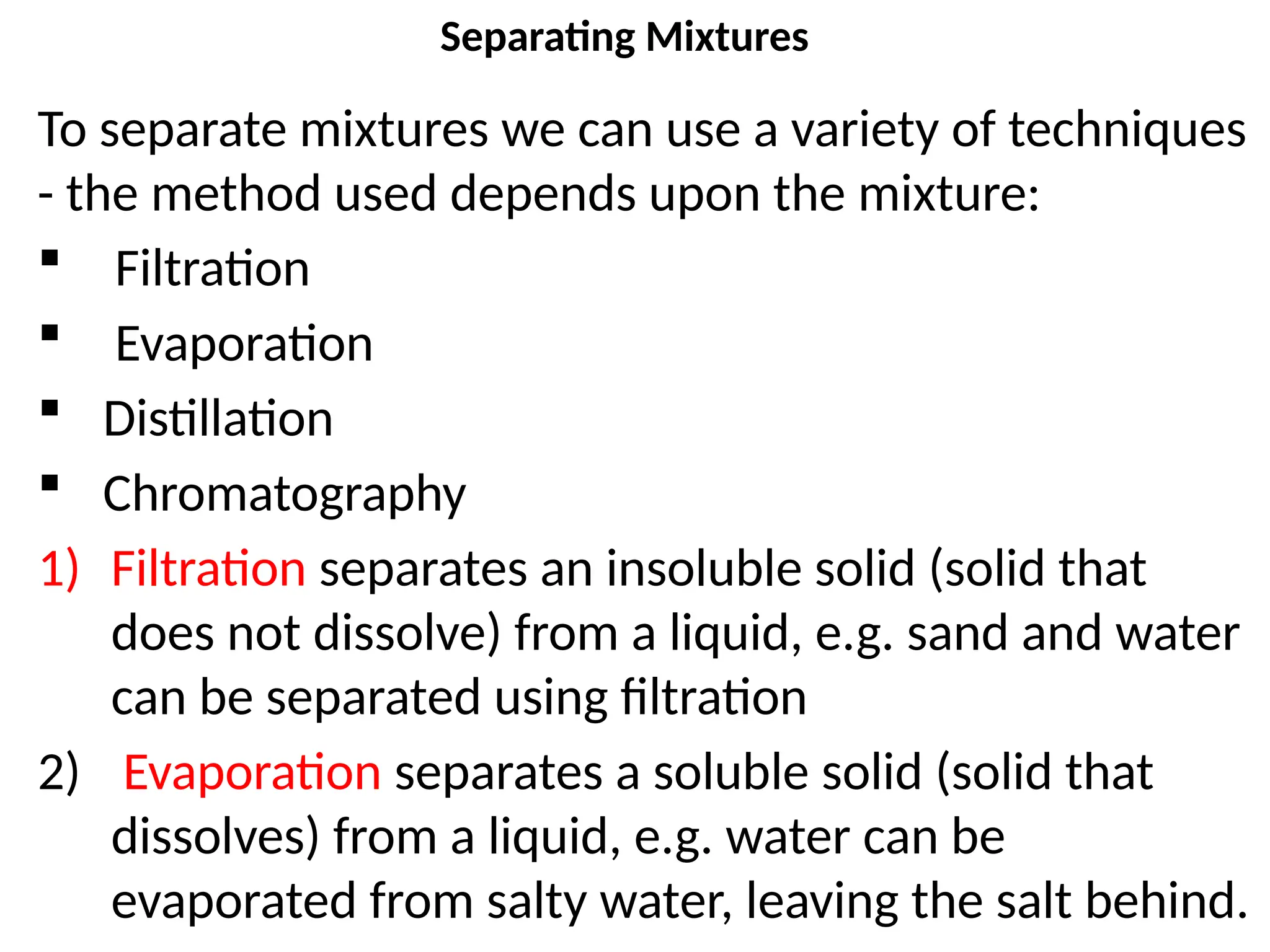 DIFFERENT METHODS OF Separating Mixtures.pptx