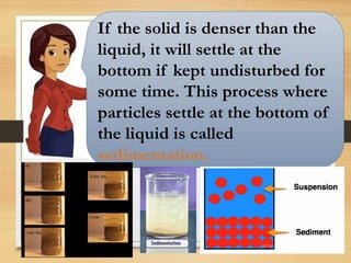 Separating Mixtures Decantation.ppt Grade 6 | PPTX