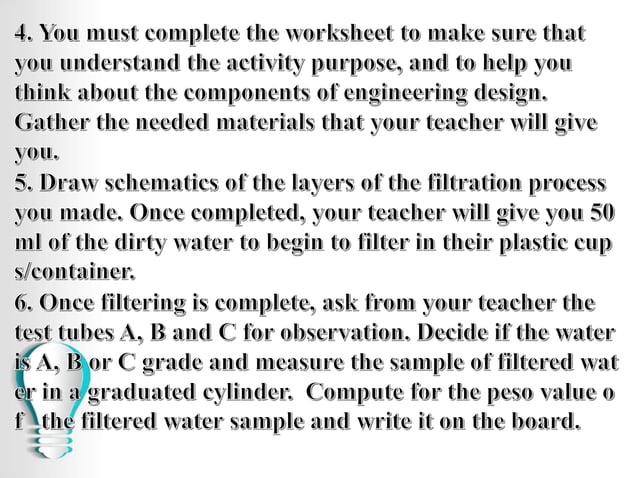 Separating Mixtures Filtration.pptx | Chemistry | Science