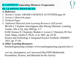Separating Mixtures Filtration.ppt Grade 6 | PPTX
