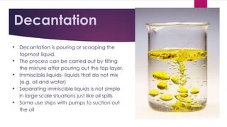 Separating Mixtures (Grade 6) power point | PPTX