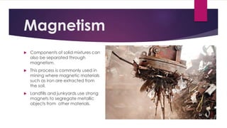 Separating Mixtures (Grade 6) power point | PPTX
