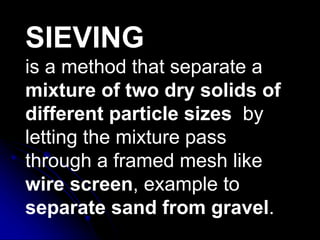 Separating Mixtures handouts.ppt
