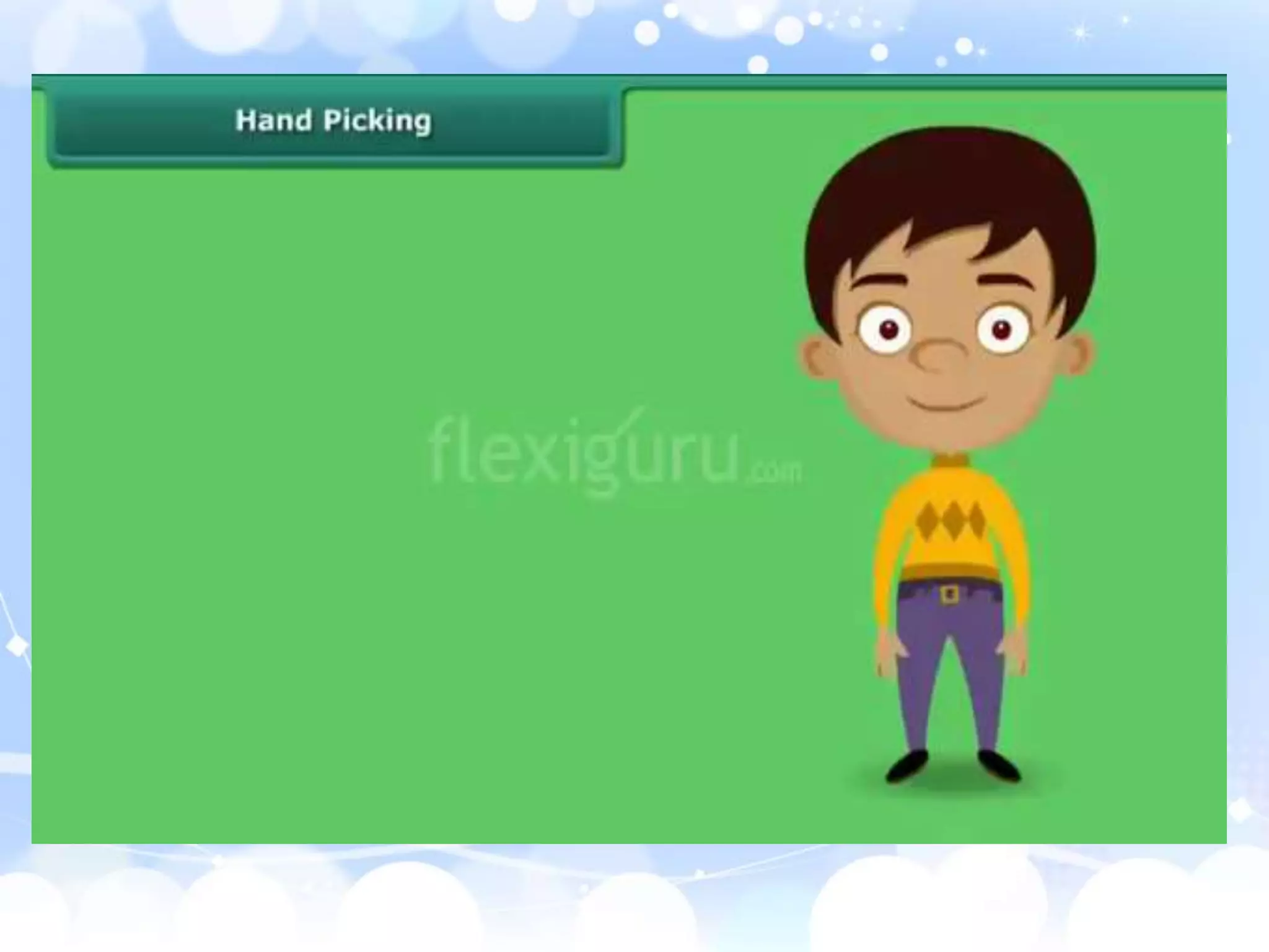 Separating Mixtures Handpicking | PPTX