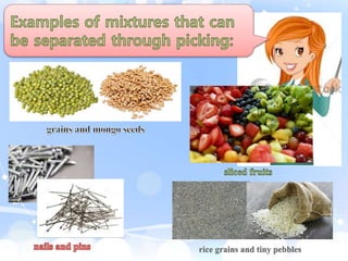 Separating Mixtures Handpicking | PPTX