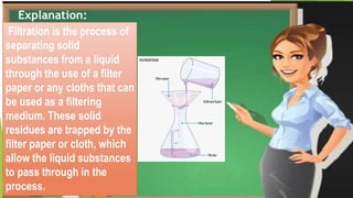 separating solid liquid mixtures through filtration.pptx