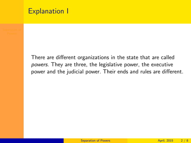 Separation of powers | PPT