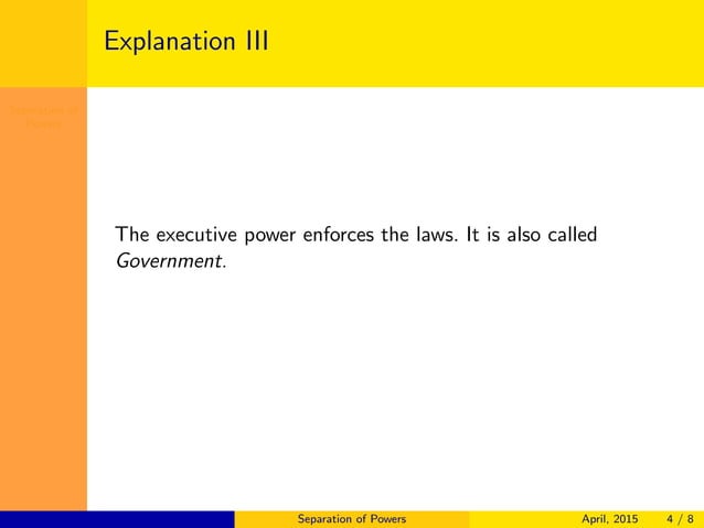 Separation of powers | PPT