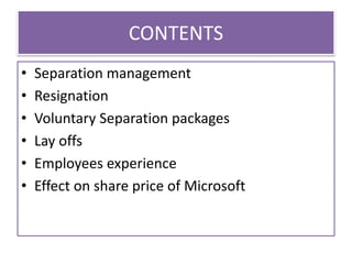 Separation management | PPTX