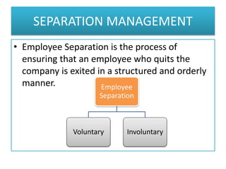 Separation management | PPTX
