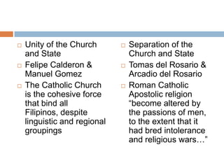 Separation of church and state | PPTX