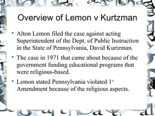 Separation of church and state | PPT