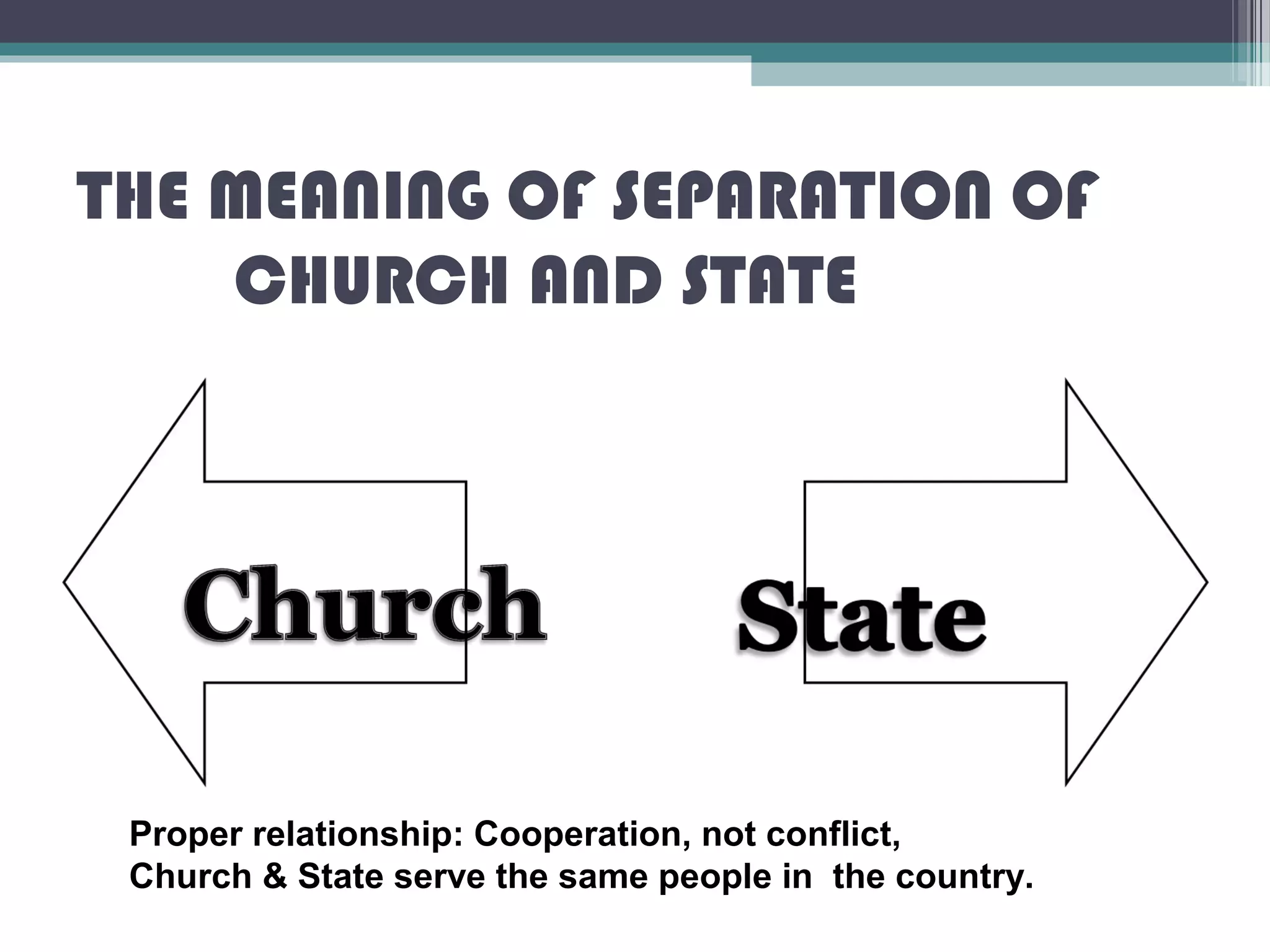 Separation of church & state (Follow me on Twitter@detectivebogart) | PPT