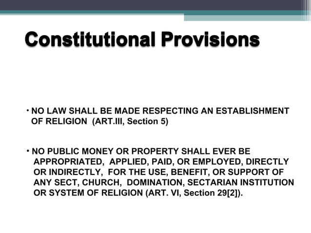 Separation of church & state (Follow me on Twitter@detectivebogart) | PPT