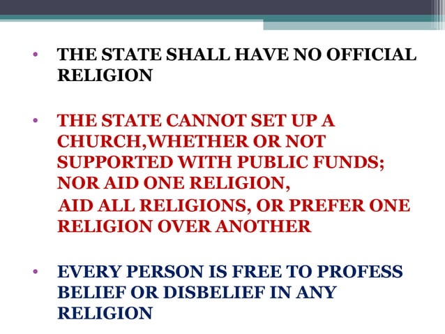 Separation of church & state (Follow me on Twitter@detectivebogart) | PPT