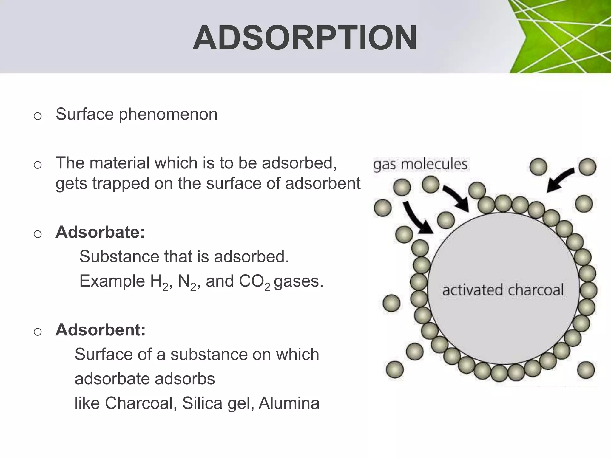 Separation of CO2 and Moisture from biogas by Adsorption method | PPTX