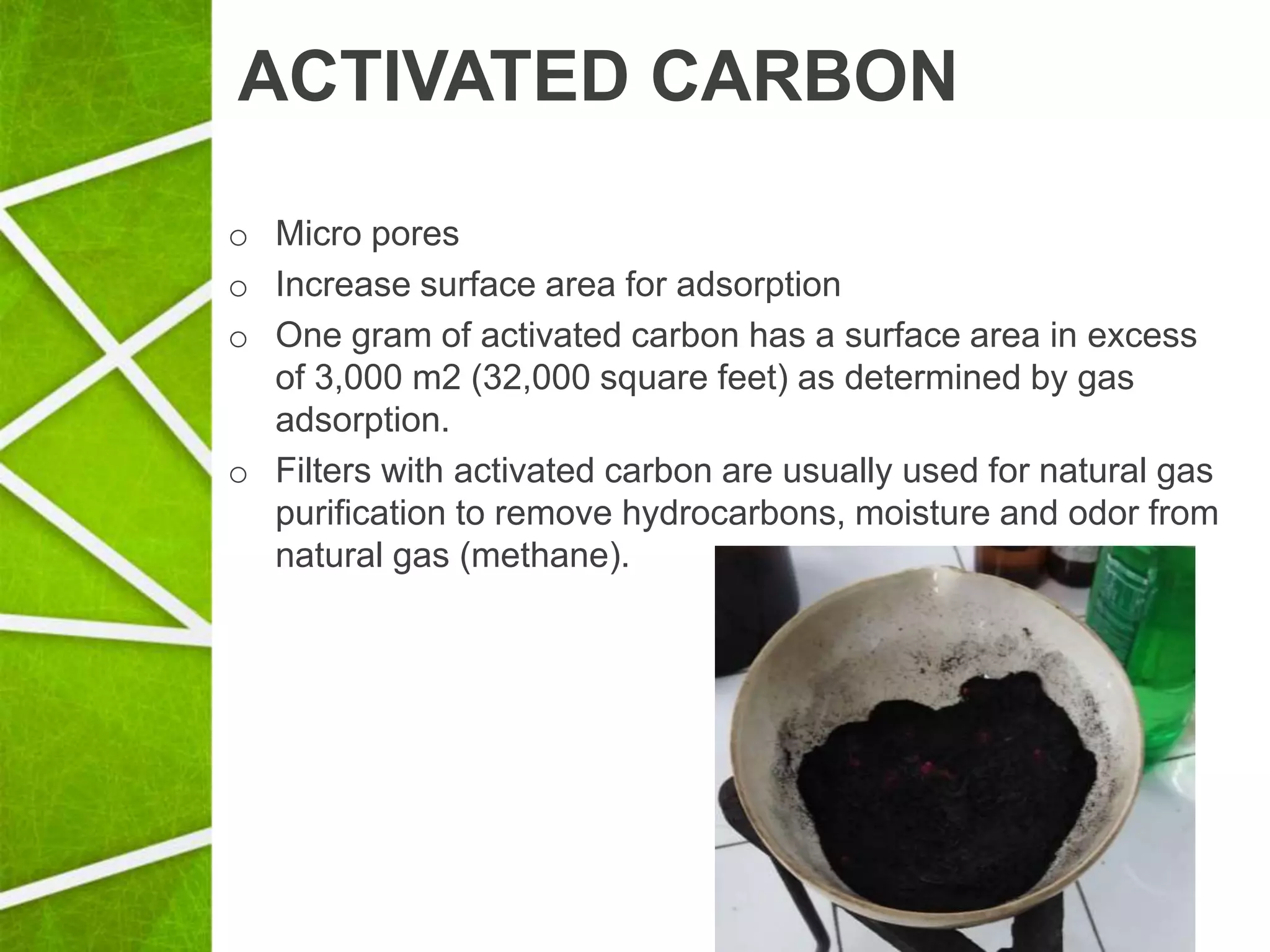 Separation of CO2 and Moisture from biogas by Adsorption method | PPTX