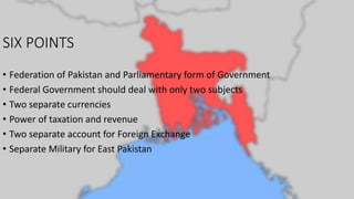 Separation of east Pakistan | PPTX
